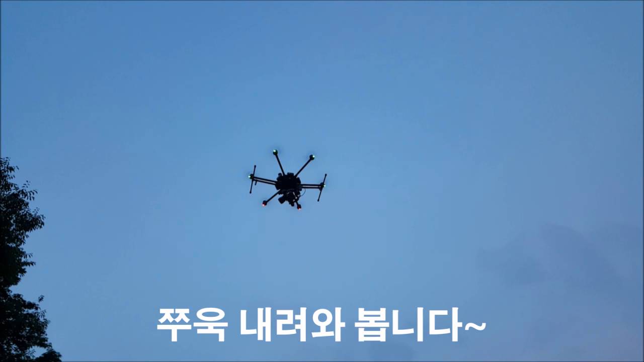 DJI M600+Ronin MX+Red weapon flying test in KOREA - YouTube
