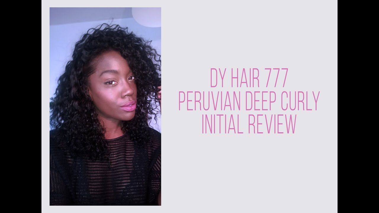 DY hair 777 Deep Curly Initial review - YouTube