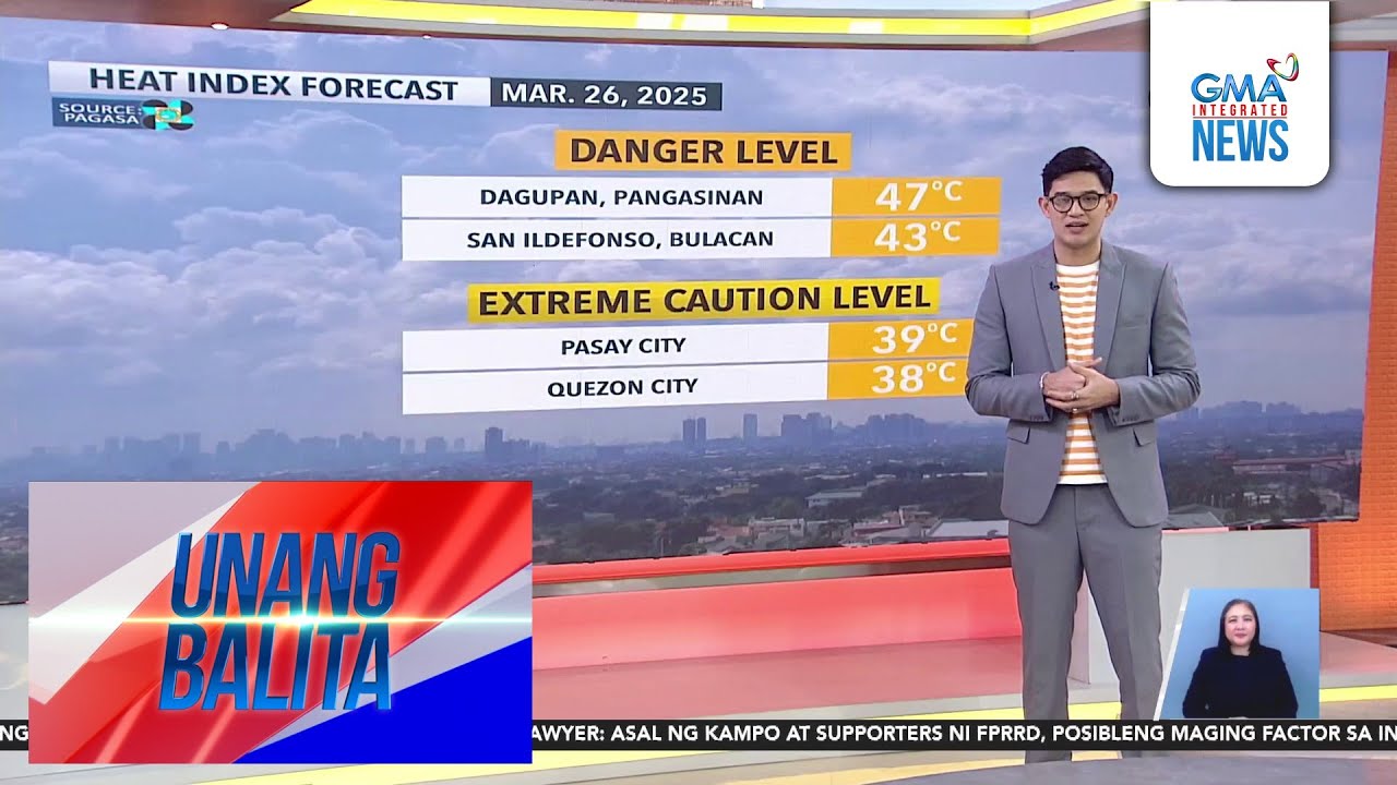 Weather update as of 7:10 AM (March 26, 2025) | Unang Balita - YouTube