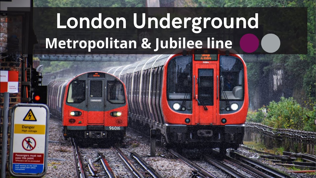🇬🇧 London Underground | Metropolitan and Jubilee line between Finchley ...