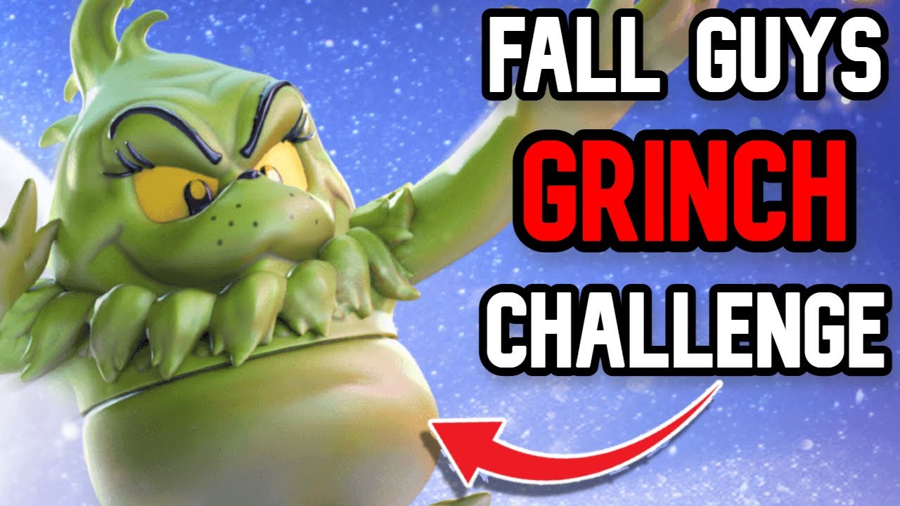 The Fall Guys GRINCH Challenge... - YouTube