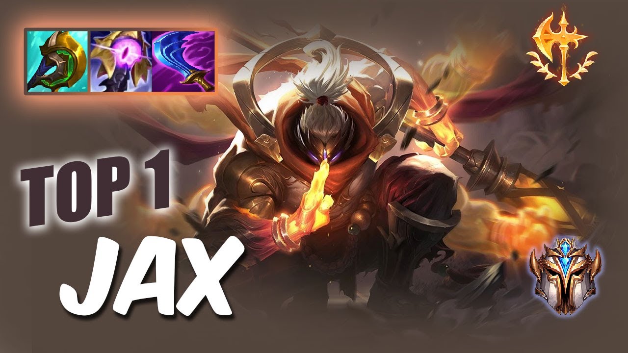 [Wild Rift] Jax TOP 1 - S10 RUSH Challenger ranked game + build - YouTube