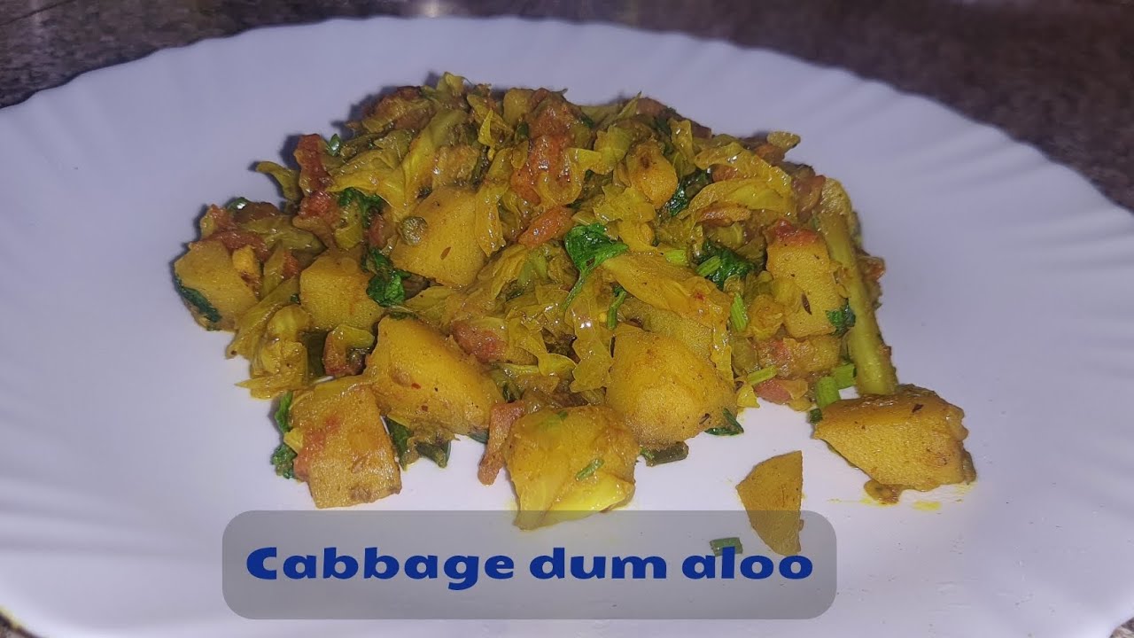CABBAGE DUM ALOO | easy recipe #youtube #food #subscribe - YouTube