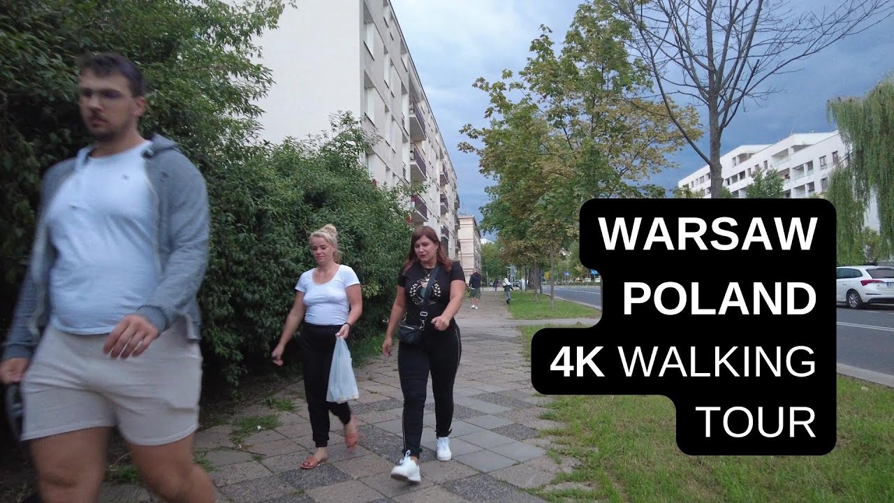 City walks series - Warsaw, Poland (4K walking tour) - YouTube