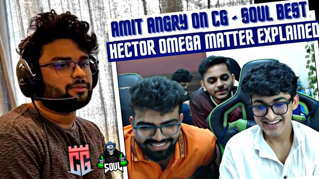 Amit Angry CG Matter 🚨BMPS Godlike - Omega New Team Hector IGLING 👀 ...