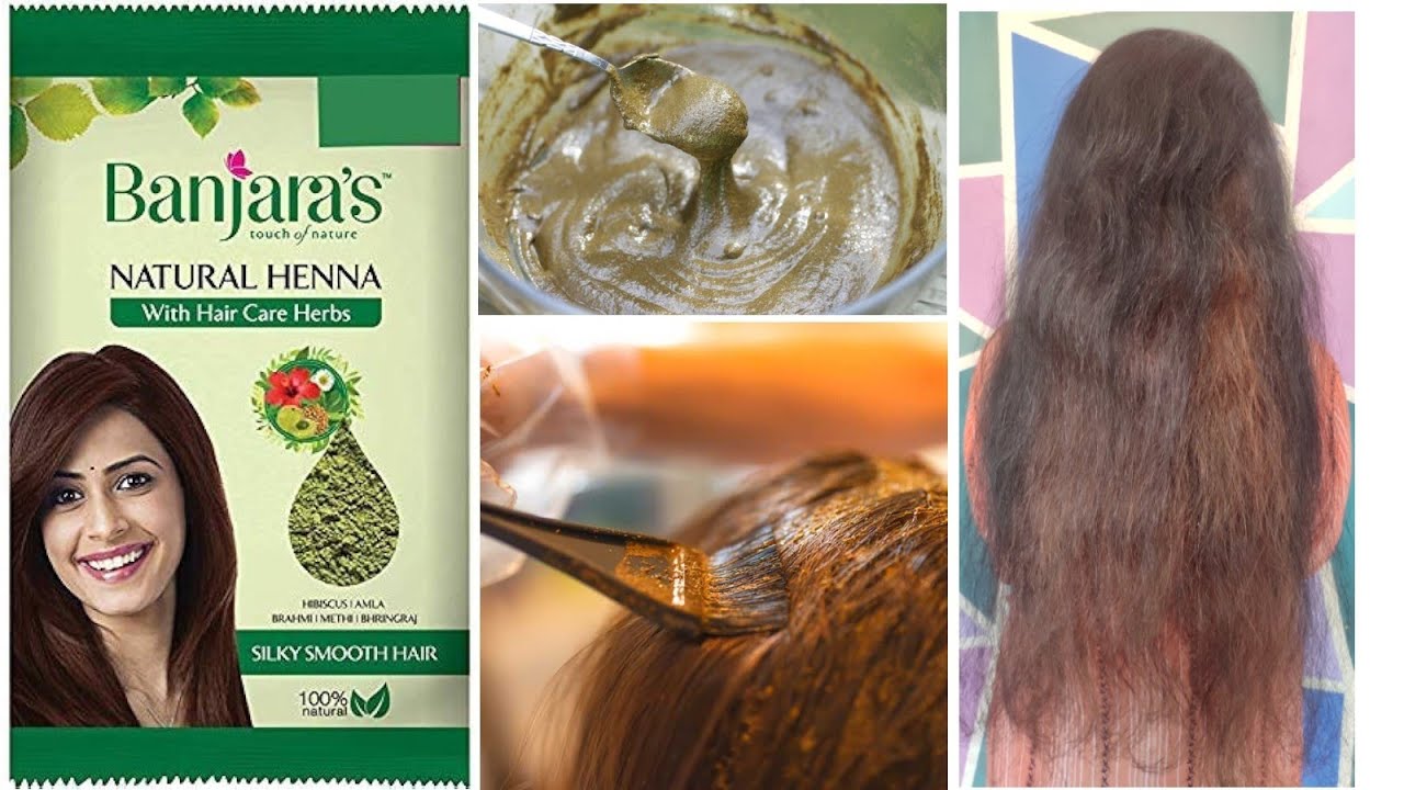 Henna treatment for hair at home | Natural hair dye | Banjaras Natural ...