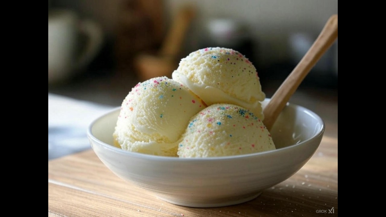 Magic Vanilla Ice Cream Recipe! - YouTube