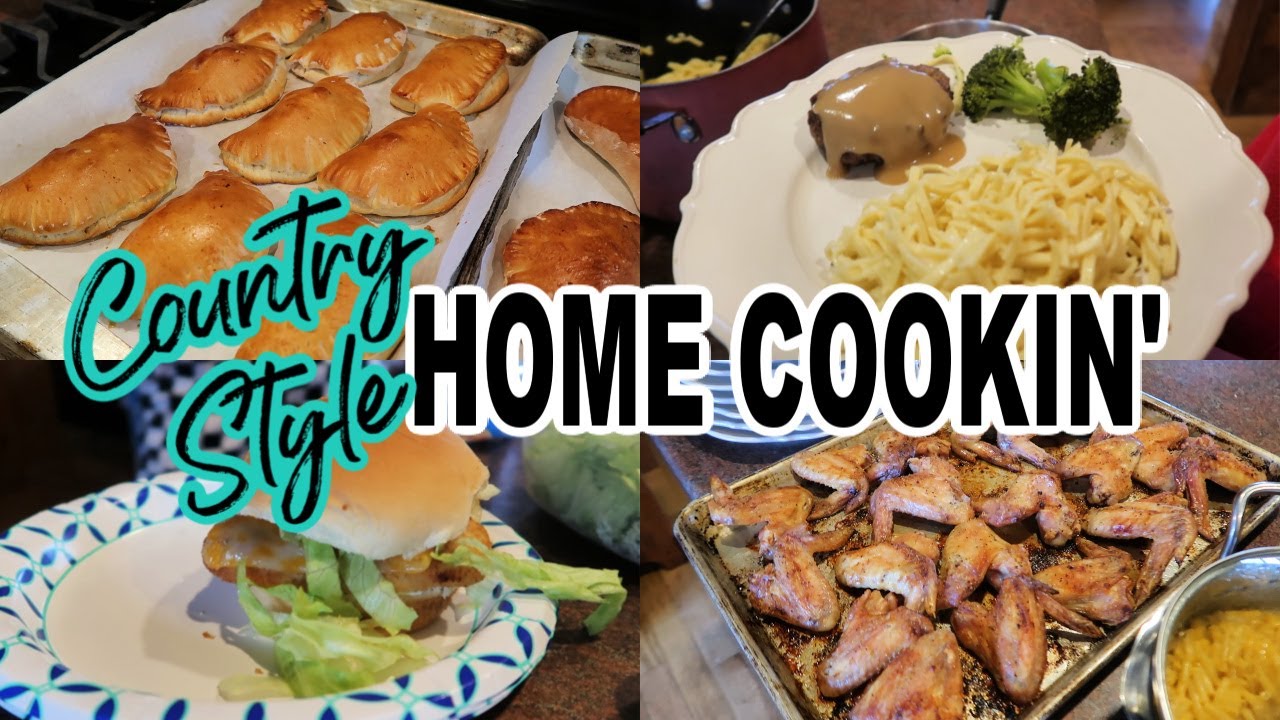 🍳What's For Dinner? Country Style Home Cookin' | Meat Pies | Zesty ...
