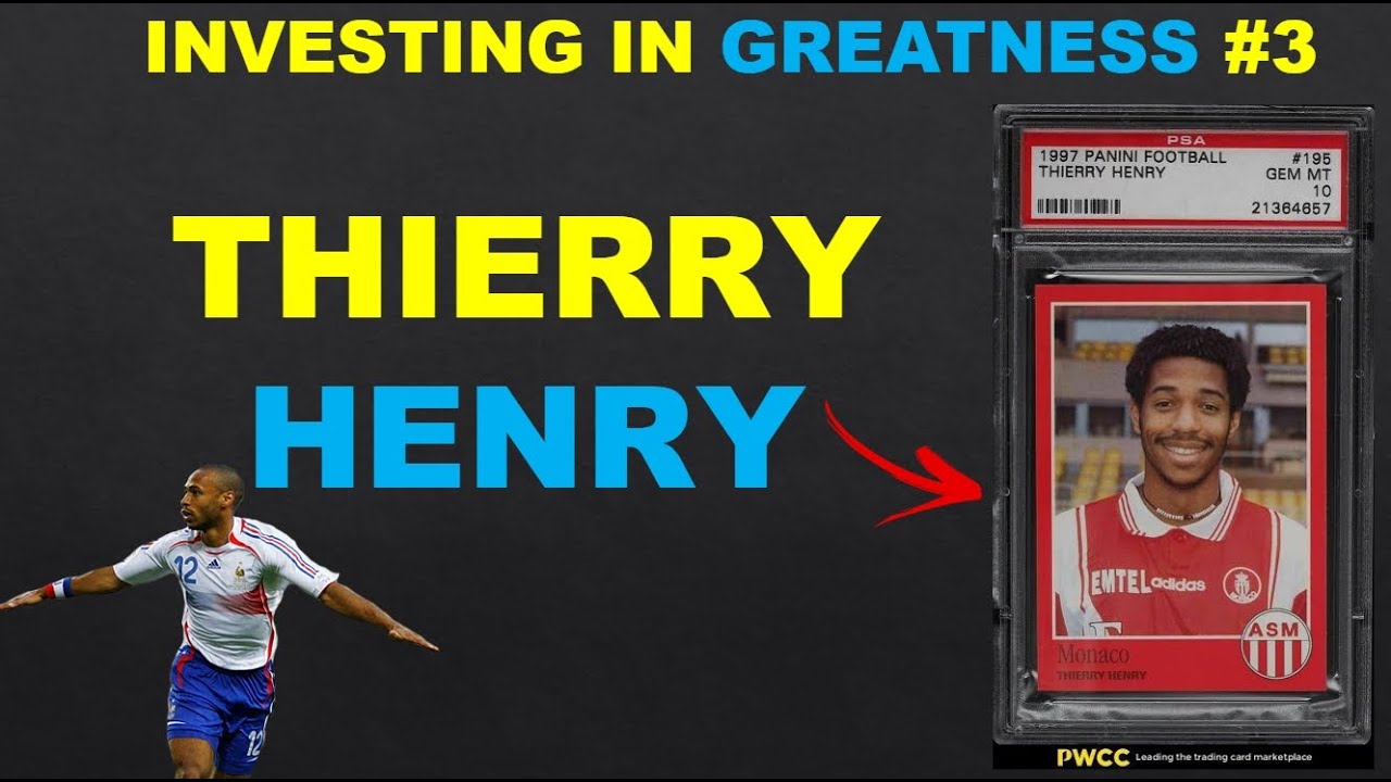 THIERRY HENRY - ROOKIES AND EARLY CARDS - INVESTING IN GREATNESS #3 ...