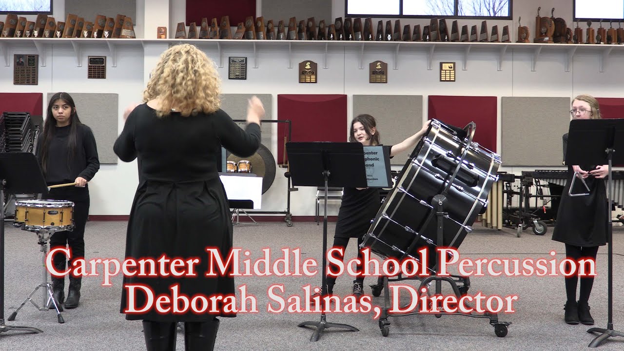 Carpenter Middle School Percussion Evaluation - YouTube