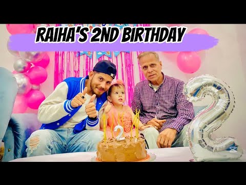 Aj Raiha ka kia 2ND Birthday 🎂 or raiha ny barira ka gift lainy sy mana ...