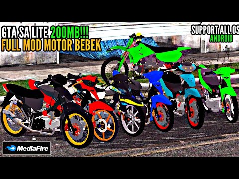 RILIS GTASA FULL MOD MOTOR BEBEK HEDON LIARAN CAMPURAN JUPITER Z,SUPRA ...