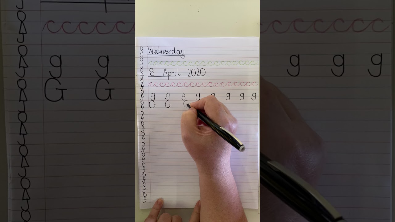 Handwriting gG - YouTube