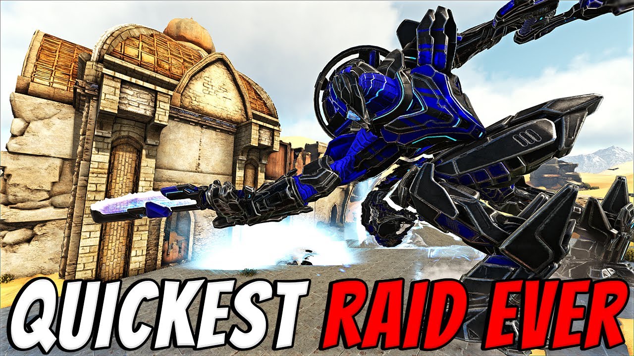 How A 50,000 HOUR Tribe Raids Church Cave In 2 HOURS - Ark - YouTube