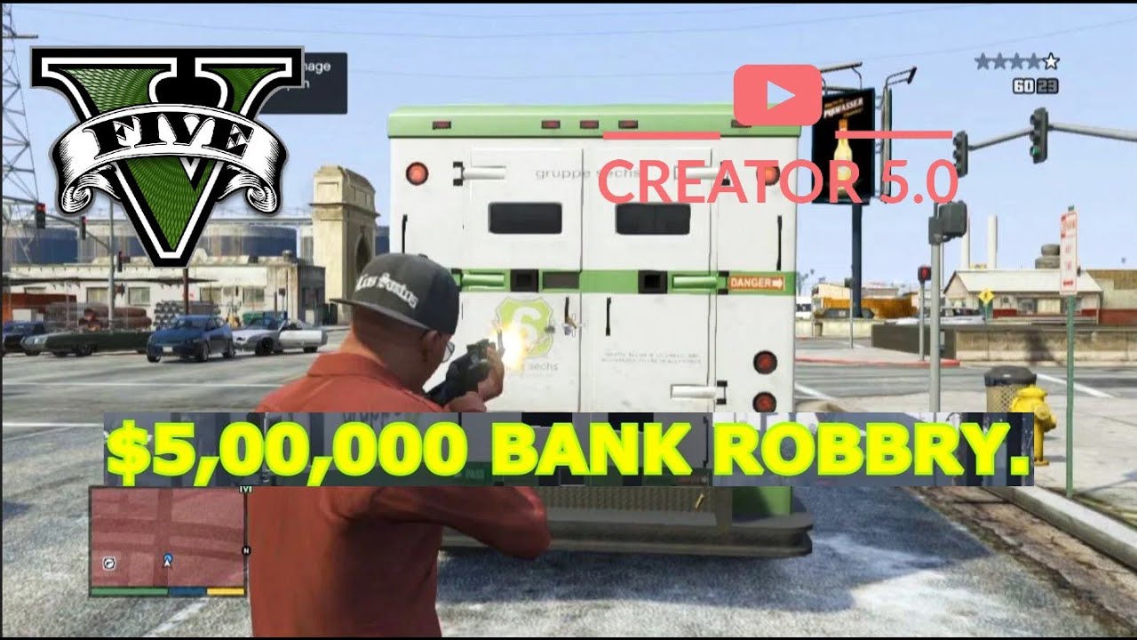 GTA 5 - Security Van Robbery (Bank Money Robbery): GAMEPLAY #2 - YouTube