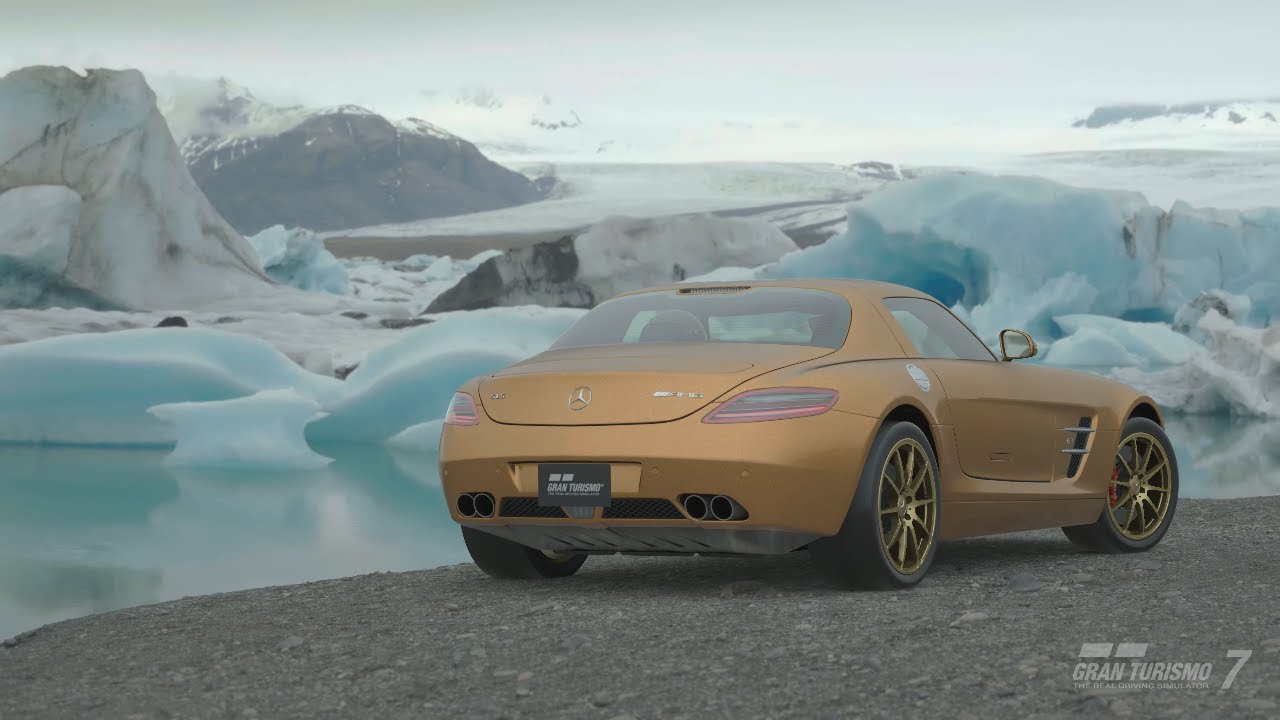 Mercedes-Benz SLS AMG Presentation Gold Color !! 4K - YouTube