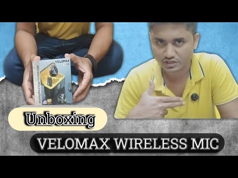 Unboxing Velomax Wireless Mic | Video ki Voice problem solved | Best ...