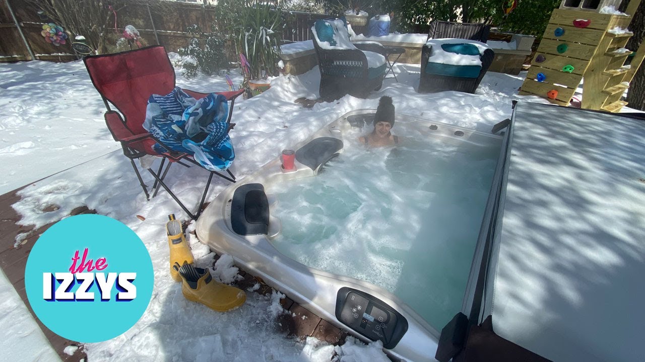 Hot Tub in the Snow?! - YouTube