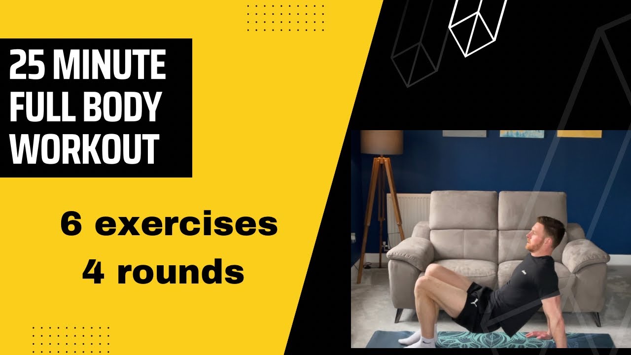 25 MINUTE FULL BODY STRENGTH AND CARDIO WORKOUT - YouTube