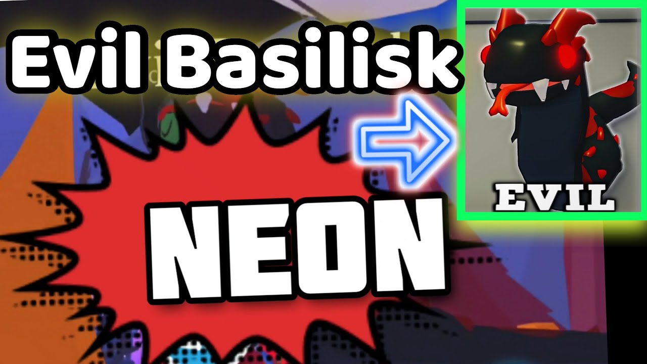NEON Evil Basilisk in Adopt Me! Halloween Update 🎃🦇👻 - YouTube
