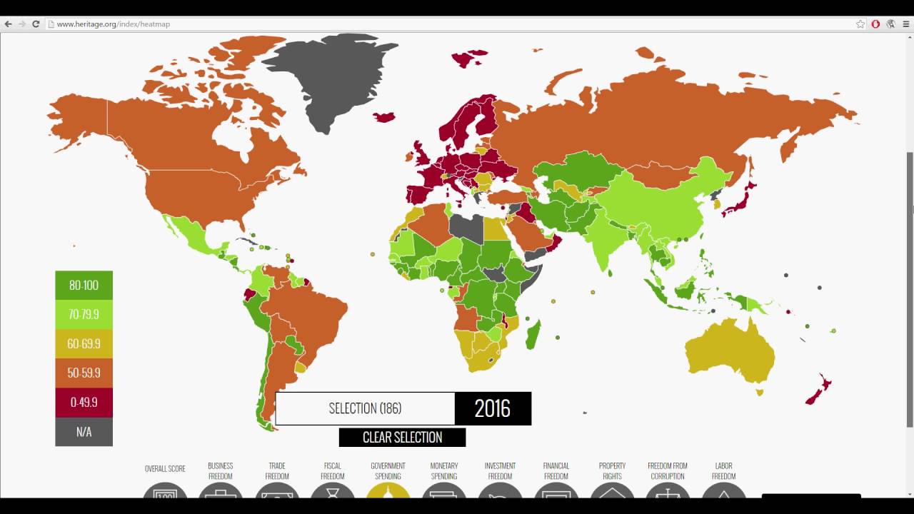 Index of Economic Freedom 2016 - Did you check your freedom? - YouTube