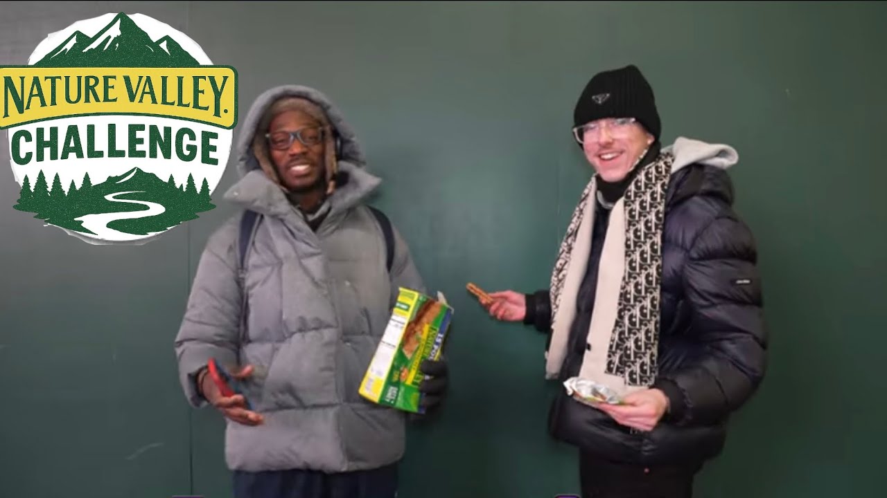 Paying Strangers in New York City to Eat Nature Valley - YouTube