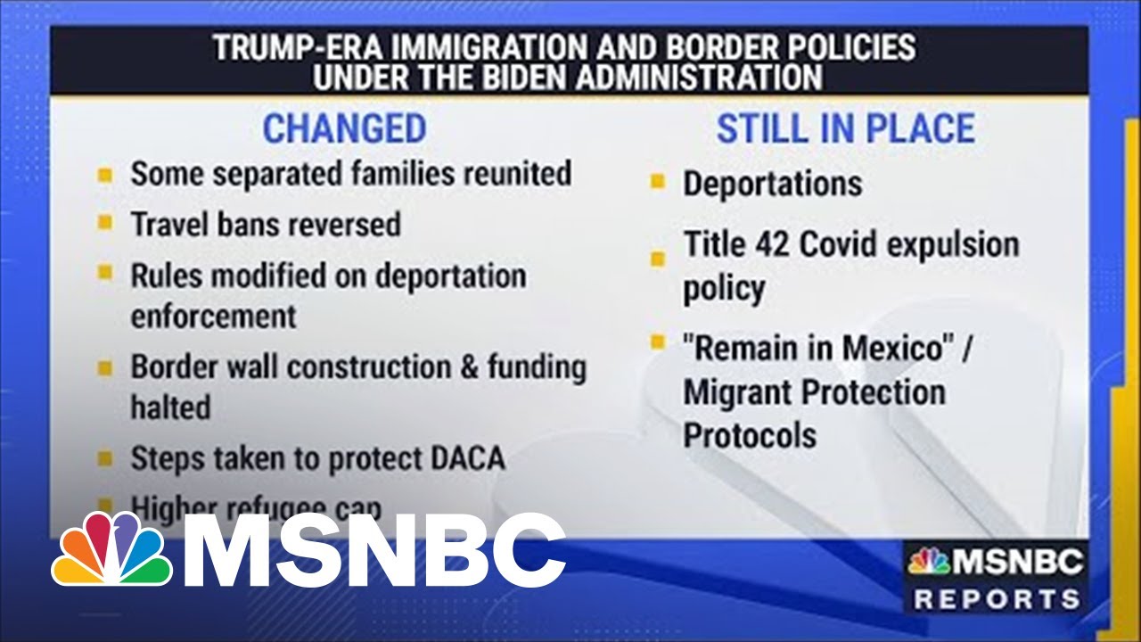 Immigration Reform And Border Policy, A Year Into Biden's Presidency ...