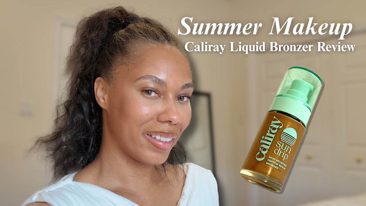 SUMMER MAKEUP CALIRAY SUN DRIP BRONZER REVIEW - YouTube