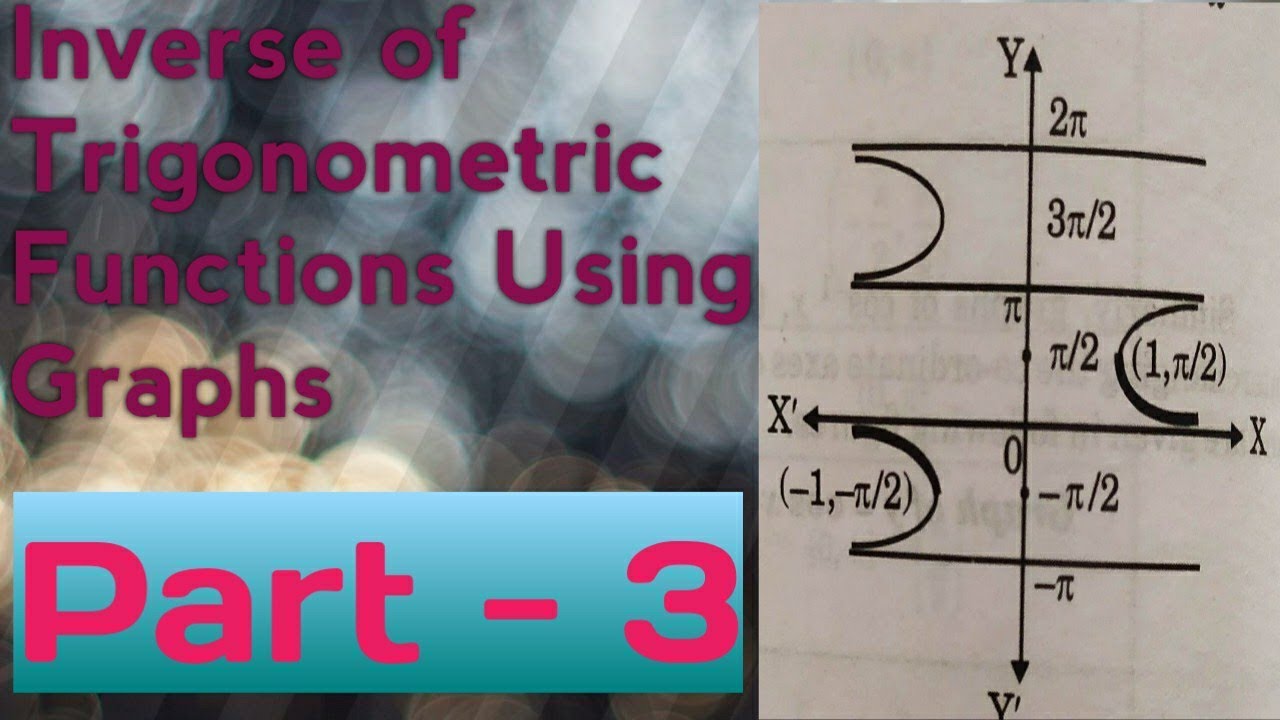 Basic of inverse trigonometric functions (Part - 3) for class 12th ...