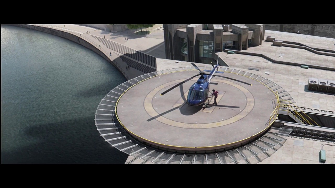 Captain America - Civil War : Cap stops Bucky's Helicopter | Helicopter ...