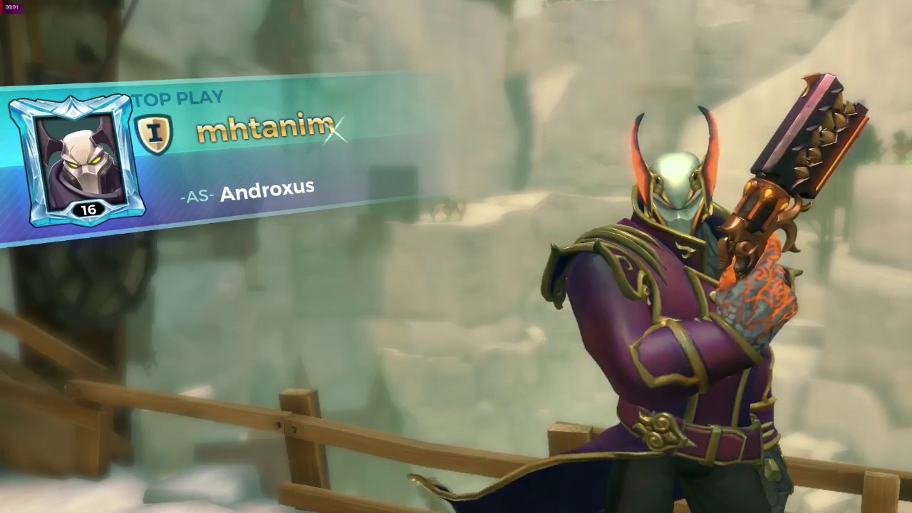 Androxus New skin Imperator gameplay and build (OB-70) - YouTube