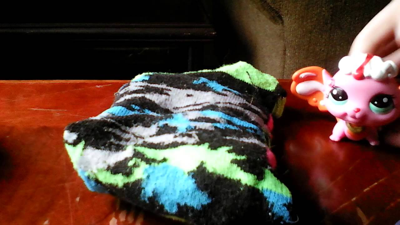 diy lps stuff: bean bag chair, bed & plate - YouTube