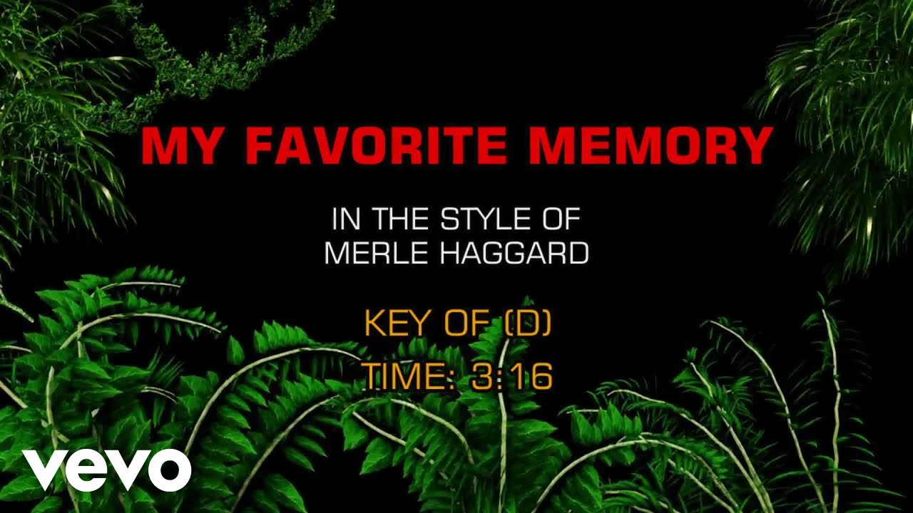 Merle Haggard - My Favorite Memory (Karaoke) - YouTube
