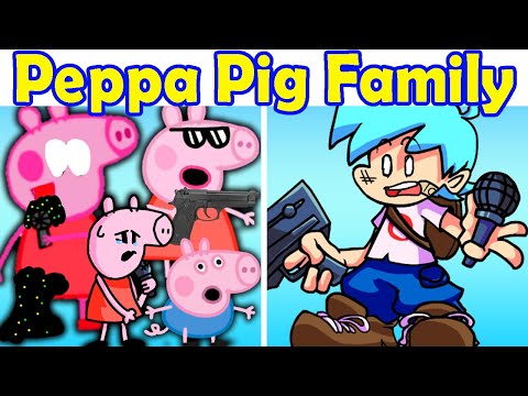 Friday Night Funkin' VS Peppa Pig Pibby Family (Peppa Pig Family/Come ...