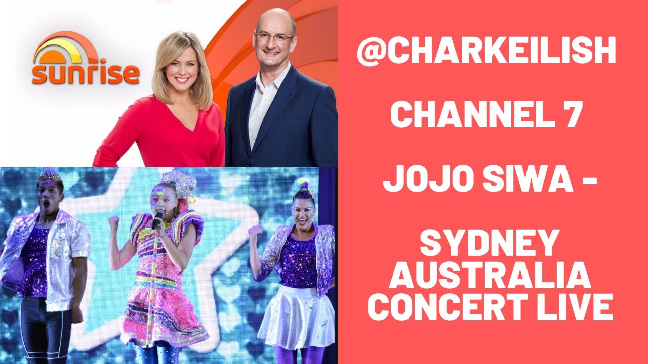 Sunrise Channel 7 JoJoSiwa - YouTube