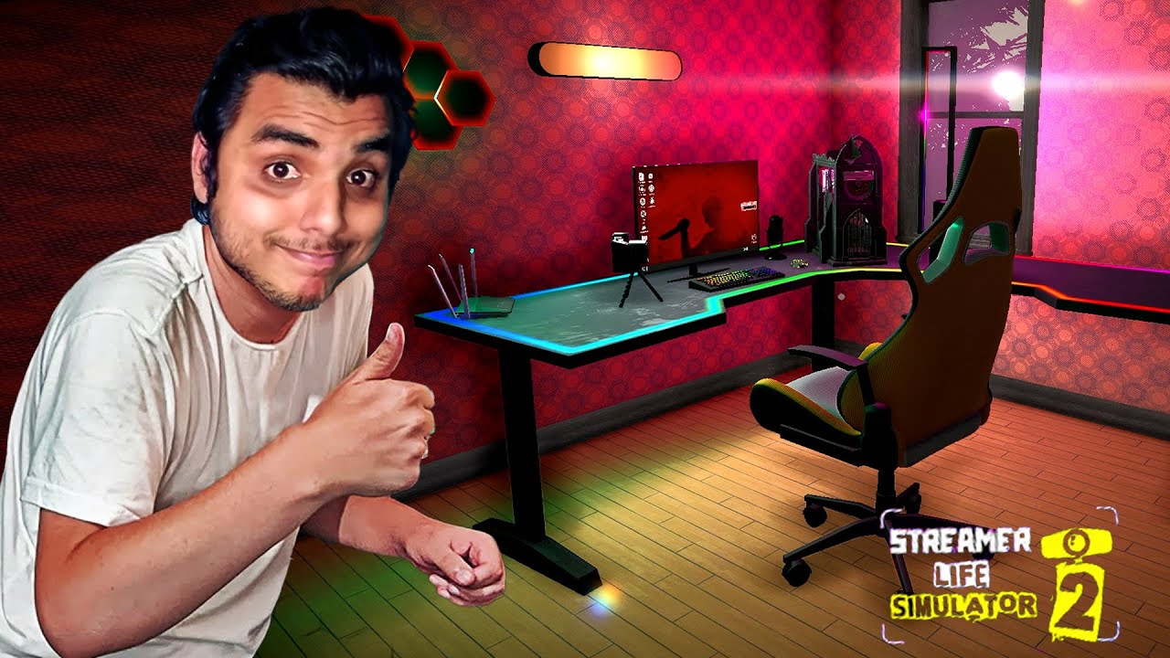 Trying to Become a Famous Male Streamer!💰 | Streamer Life Simulator 2 ...