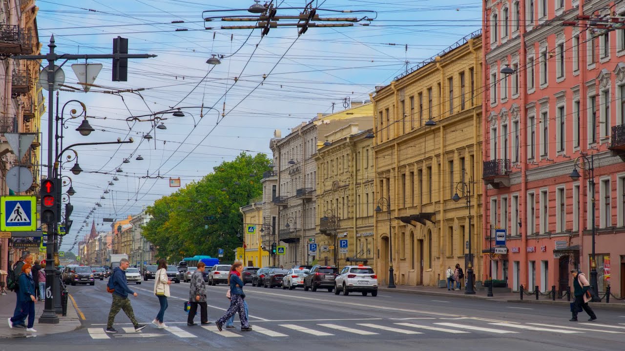 🇷🇺 4K SAINT PETERSBURG. Liteyny prospekt. - YouTube