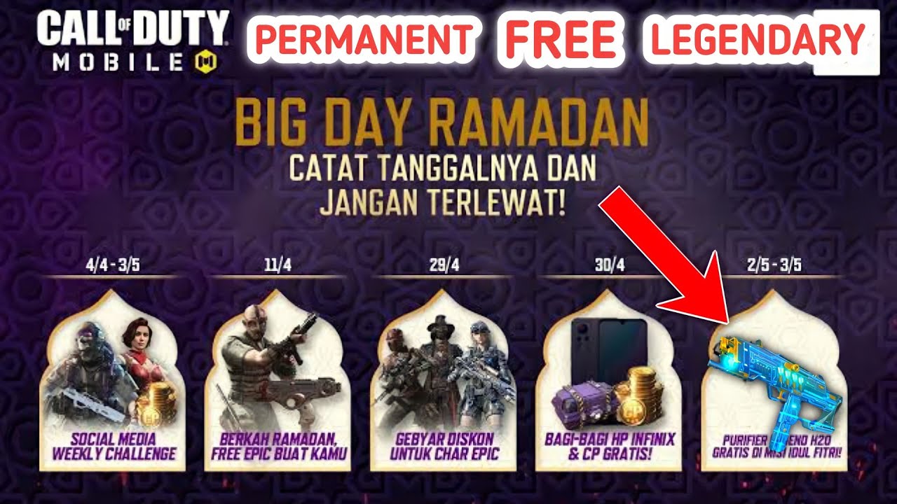 *Free* 🤯 How To Get Confirm Free Permanent Legendary in Cod Mobile 2023 ...