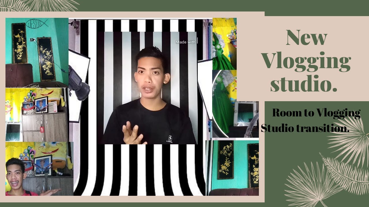 Room to Vlogging Studio Transition. Three Backgrounds in one Room ...