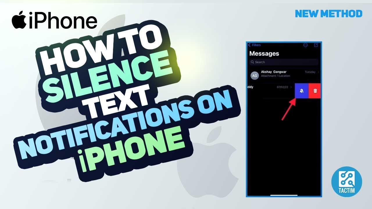 How to Silence Text Notification on iPhone | Stop Text Message Alerts ...