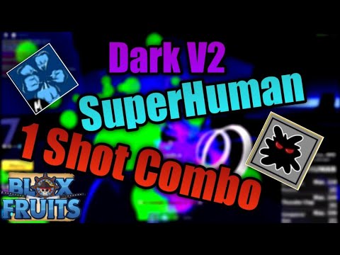 Dark Awakening One Shot Combo | Blox Fruits Update 15 | - YouTube