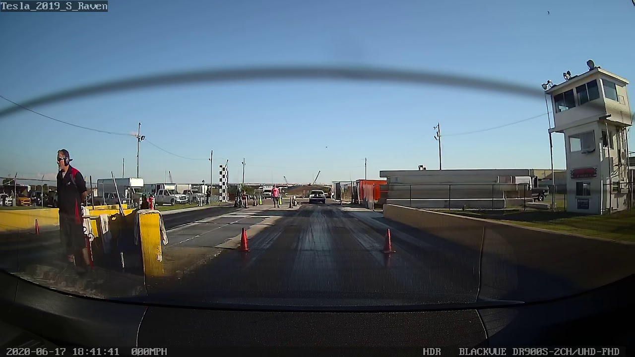 Tesla S Raven vs built Fox Body on Slicks - YouTube