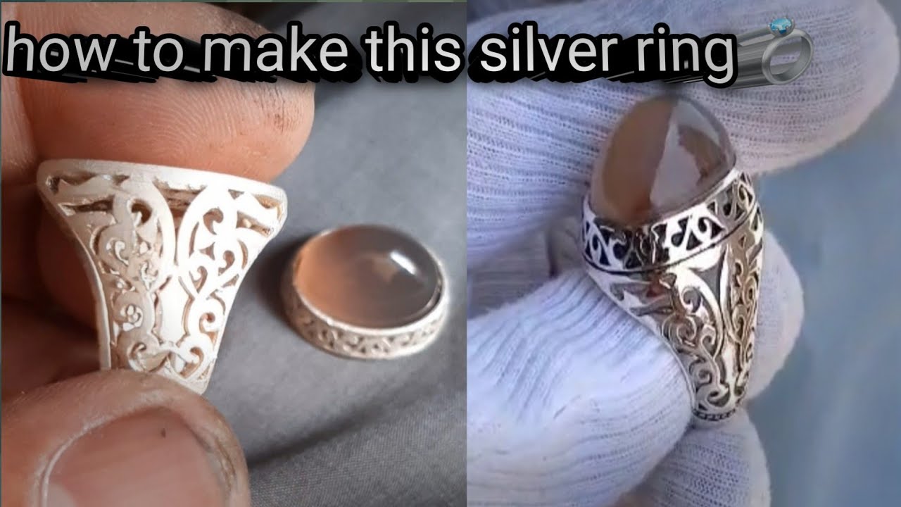 new handmade jewellery/how to make a silver ring men/silver ring men's ...