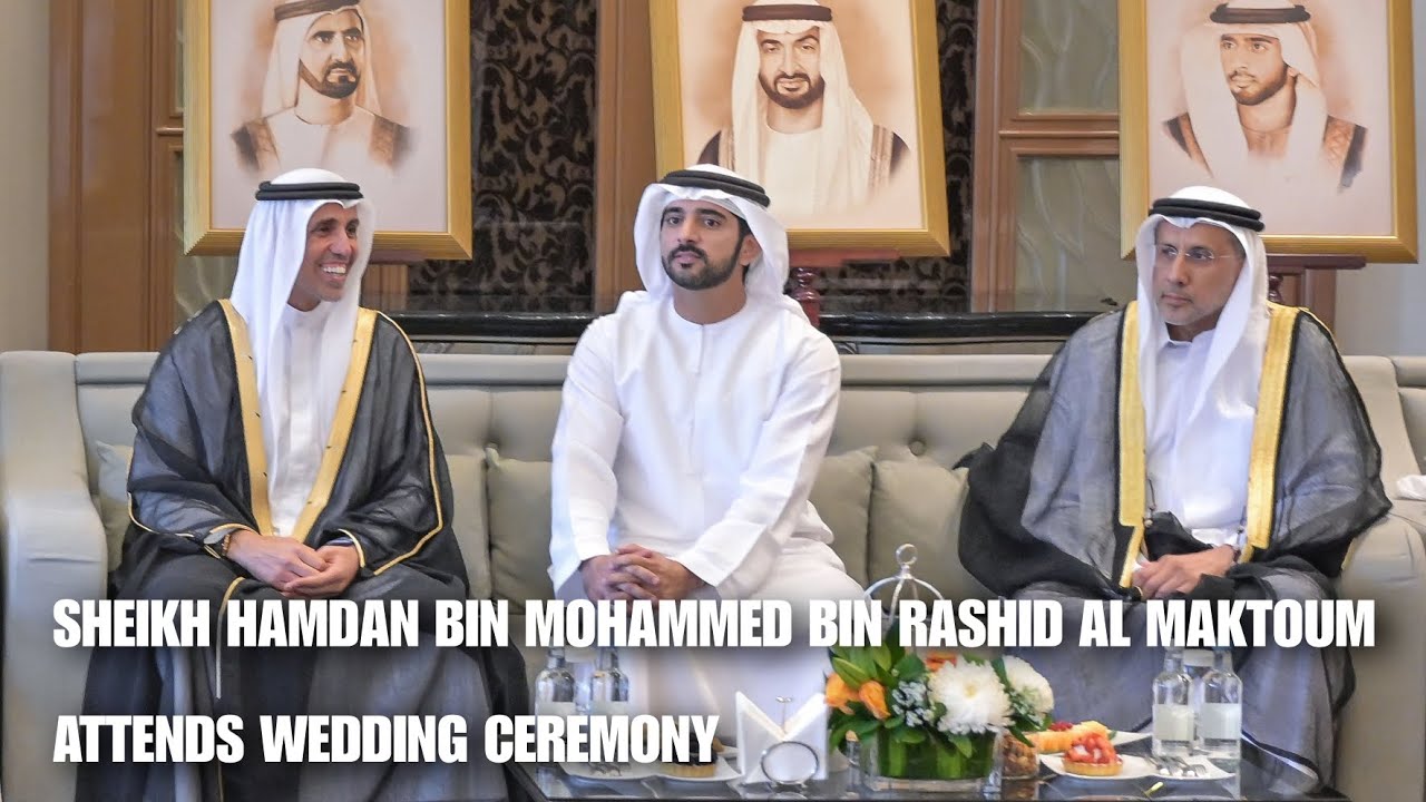 Dubai Crown Prince Sheikh Hamdan Fazza Attends Wedding Ceremony - YouTube