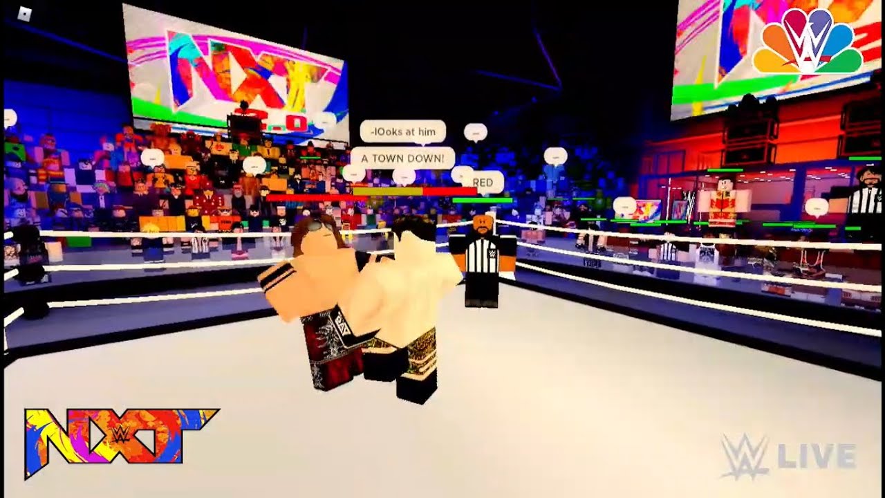 Roblox WWE: Austin Theory V. John Morrison - North American Title: NXT ...