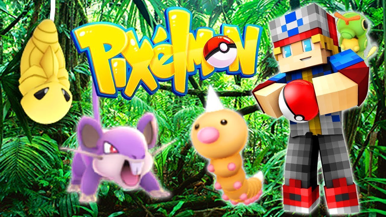 CAPTURING OUR FIRST POKEMON! (POKEMON IN MINECRAFT) Pixelmon Episode 2 ...