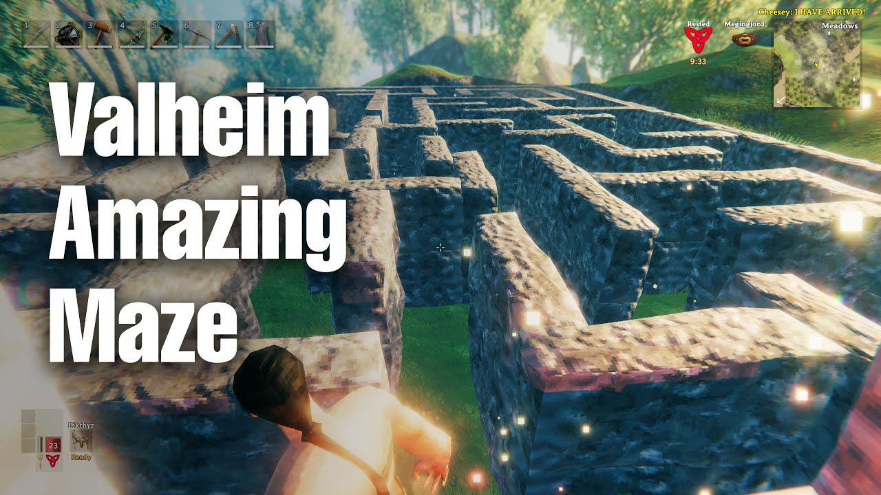Valheim Amazing Maze creative build - YouTube
