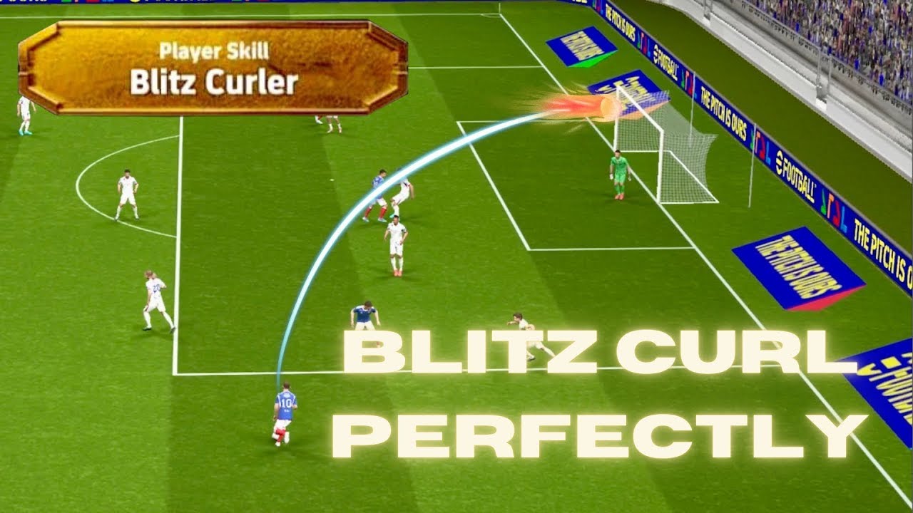 efootball BLITZ CURL R2 بيس تعلم الإنحناء R2 - YouTube
