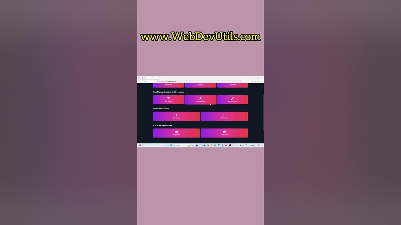 Web developer usefull tool free part 1 #learnhtml5andcss3 #coding #programming - YouTube