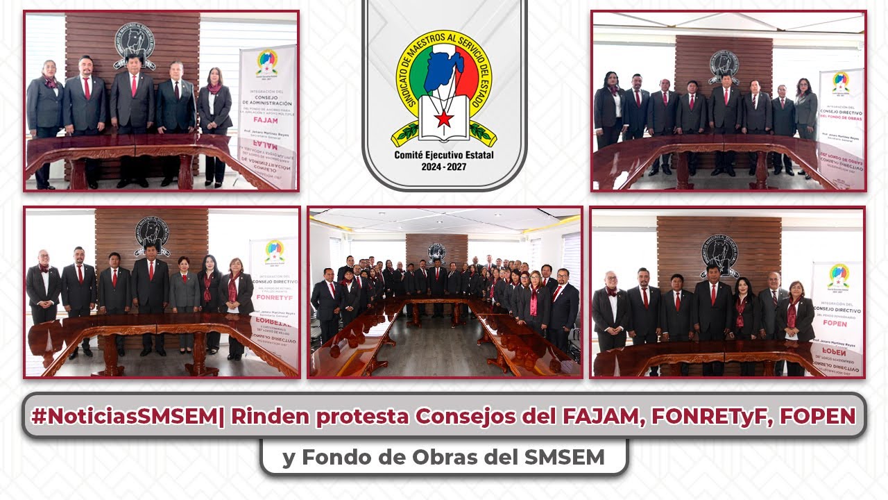 Rinden protesta Consejos del FAJAM, FONRETyF, FOPEN y Fondo de Obras ...